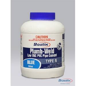 BOSTIK PVC PIPE CEMENT BLUE TYPE N 500ML 078344 | Baker & Farrow